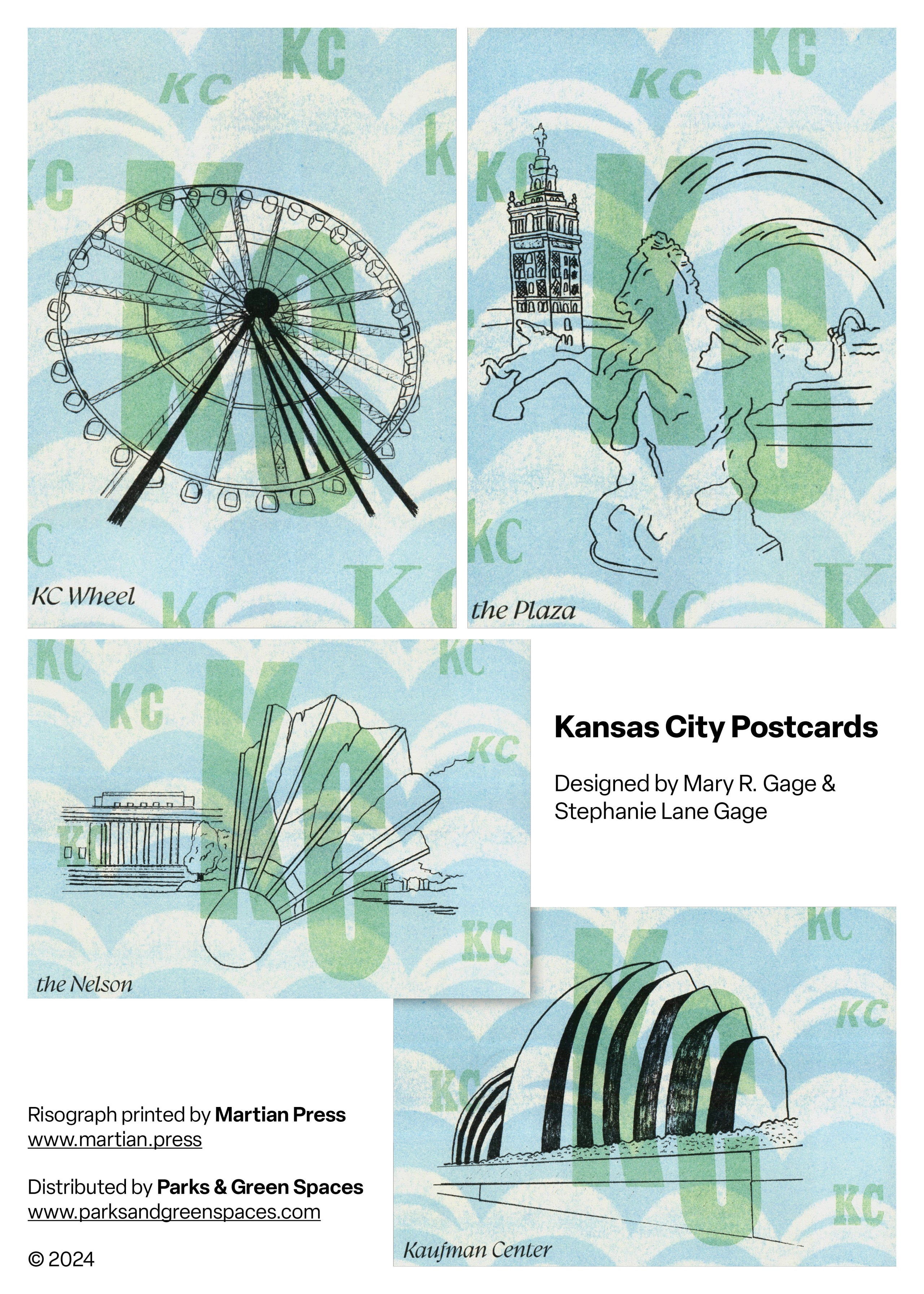 Parks & Green Spaces | "See Kansas City" Postcard Set